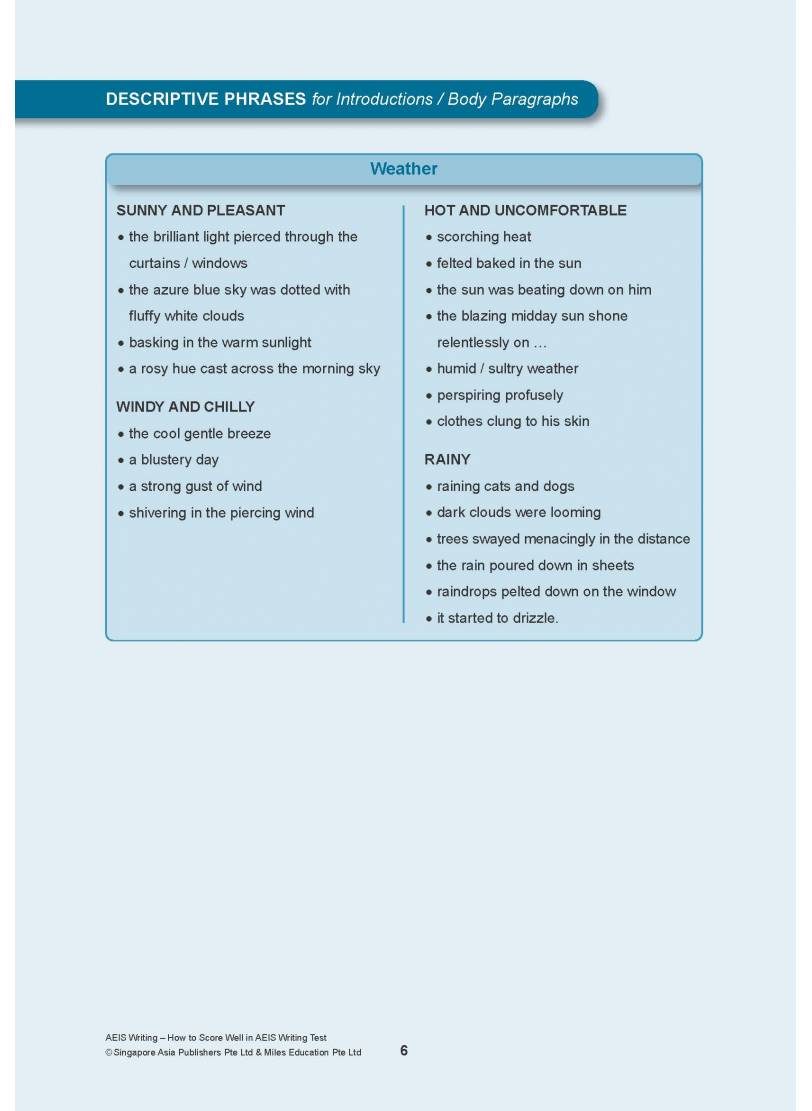 AEIS WRITING – How to Score Well in AEIS Writing Test